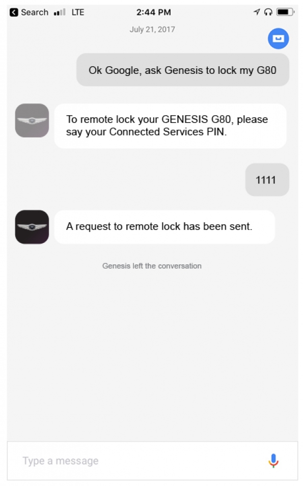 GENESIS ANNOUNCES NEW GOOGLE ASSISTANT COMPATIBILITIES - Genesis Newsroom